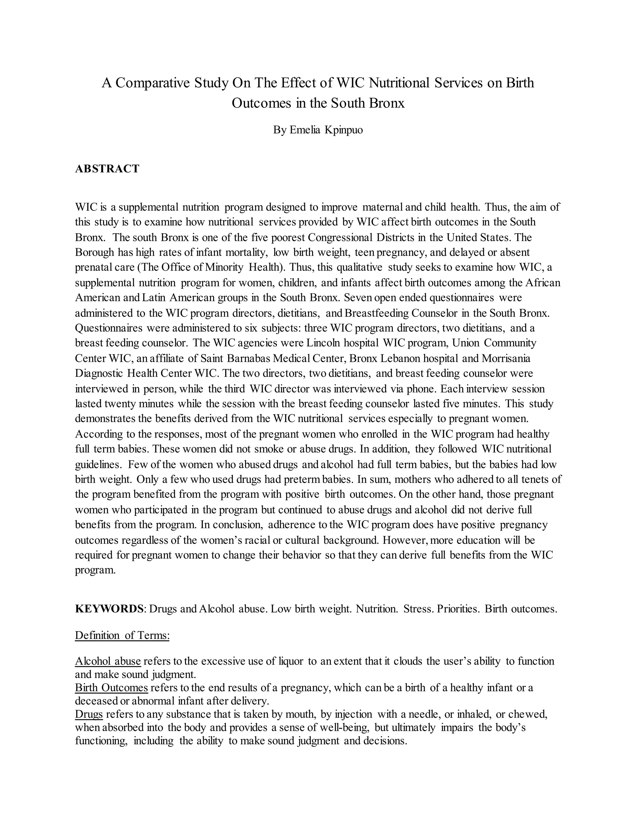 EMELIA'S FINAL RESEARCH PAPER | PDF