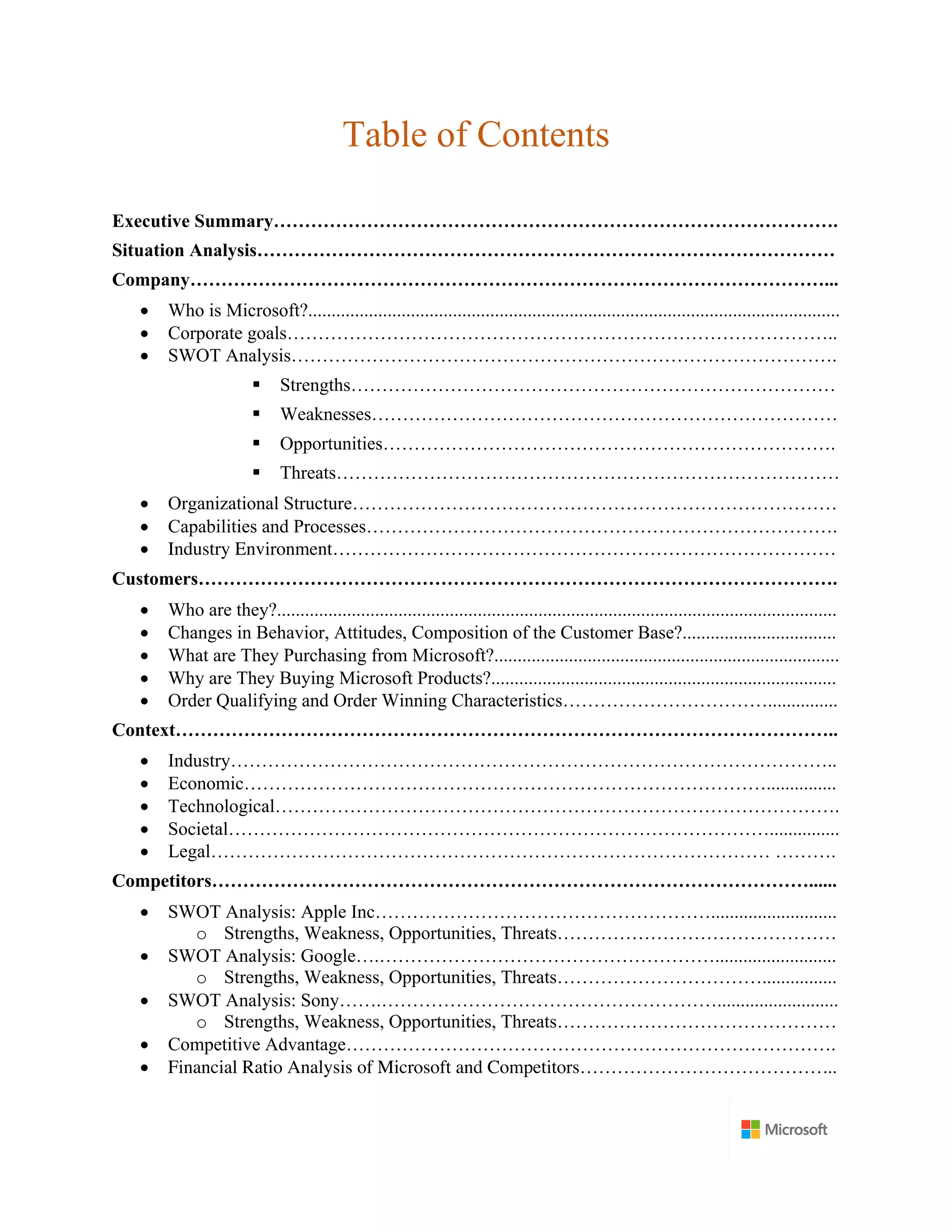 Microsoft Growth Strategy | PDF