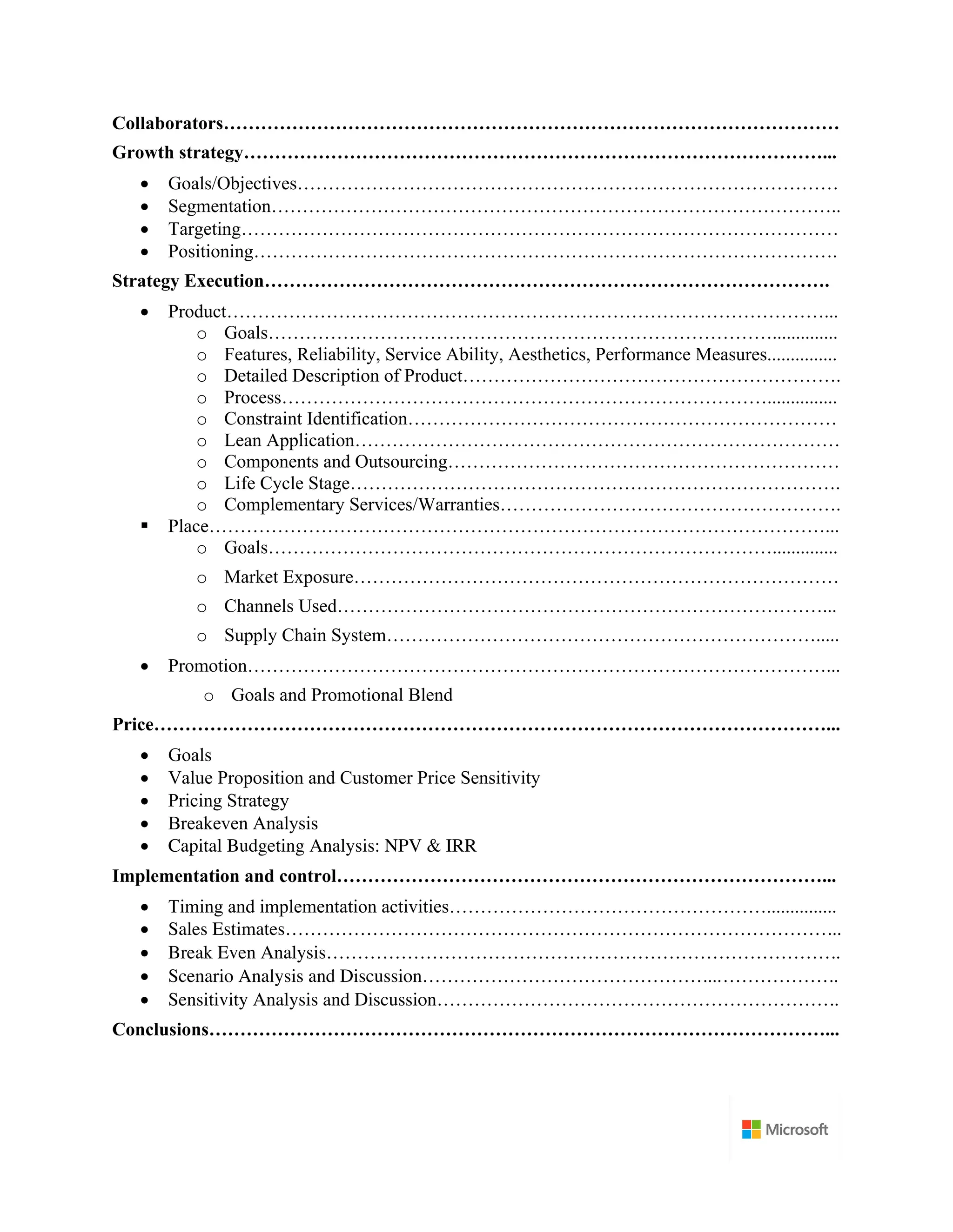 Microsoft Growth Strategy | PDF