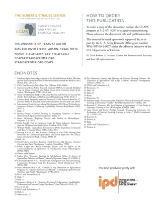 researchbrief28-ccaps-web-f | PDF | Agriculture | Industries