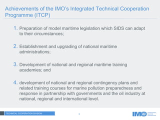 IMO’s support for maritime development of SIDS | PPTX