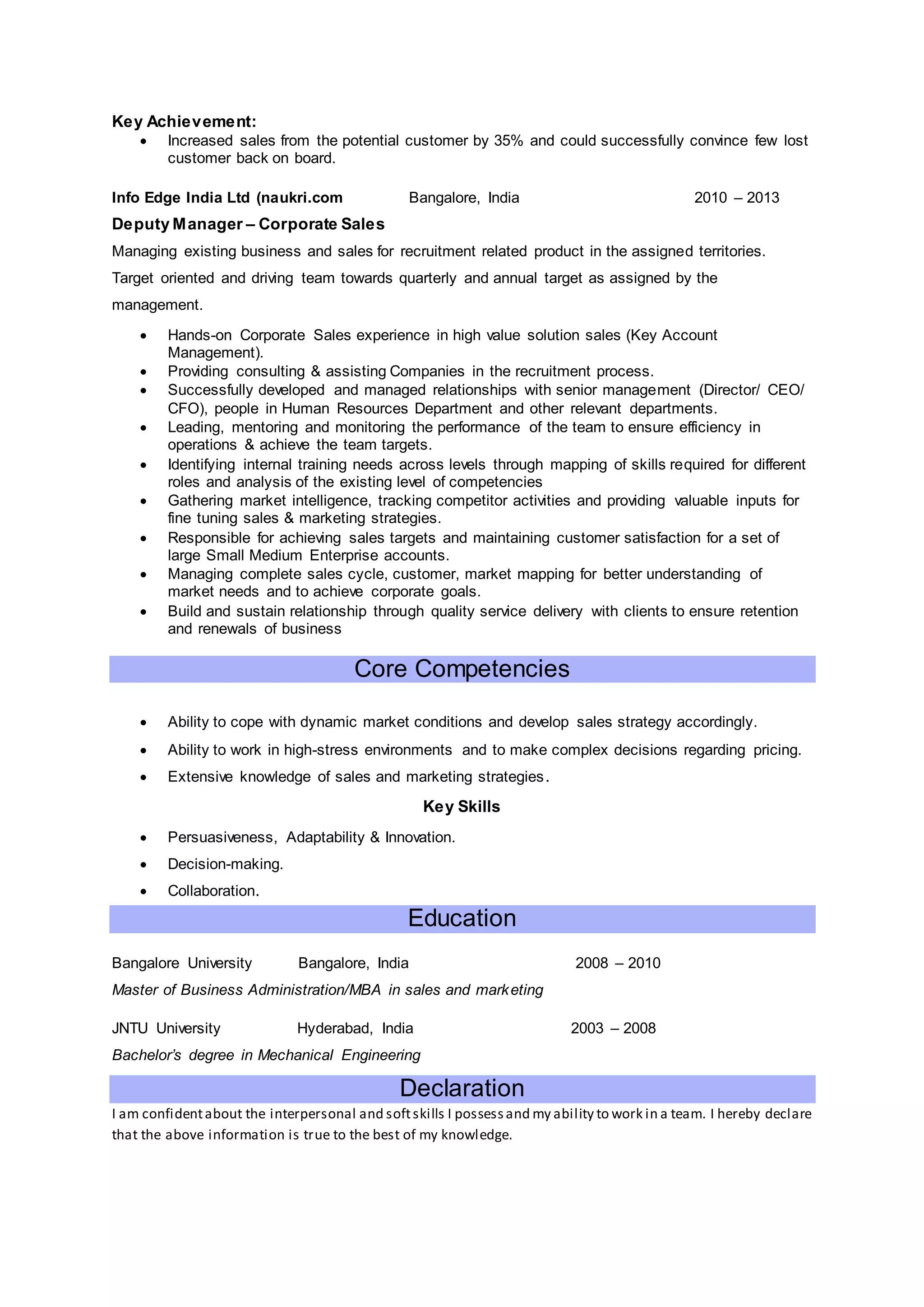 Anish T Cherian - CV | DOCX