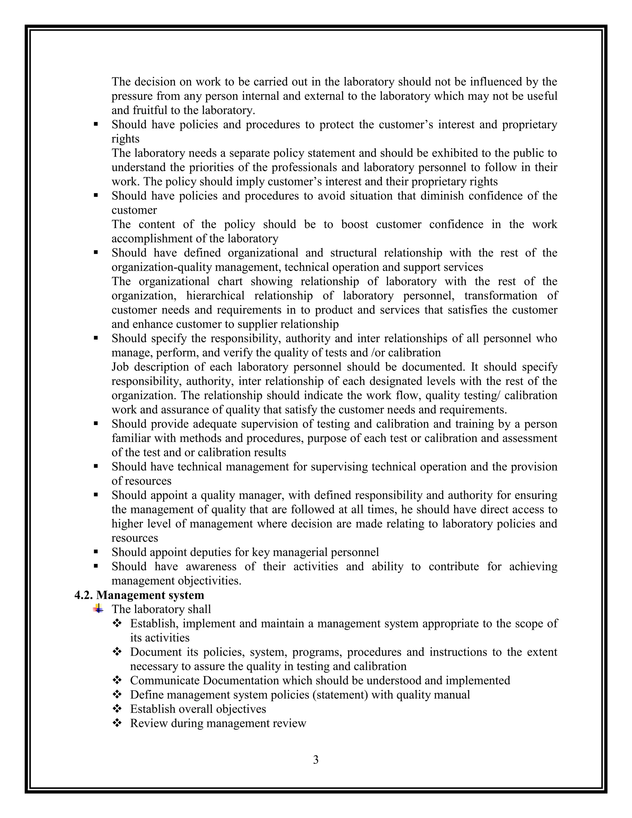 Implementation of ISO 17025 -summary | PDF