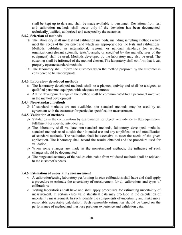 Implementation of ISO 17025 -summary | PDF