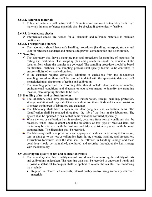 Implementation of ISO 17025 -summary | PDF