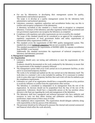 Implementation of ISO 17025 -summary | PDF