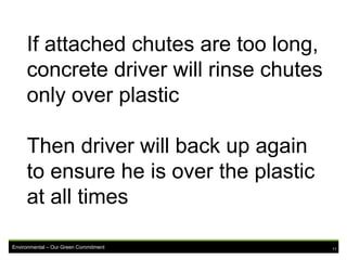 Concrete Wash Out | PPT