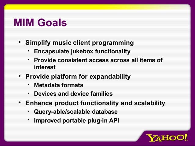 MIM Architecture Overview