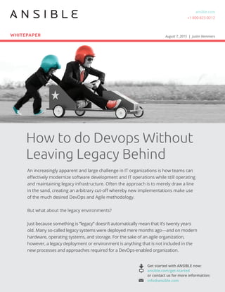 Devops_and_Legacy_Ansible | PDF | Operating Systems | Computer Software and Applications
