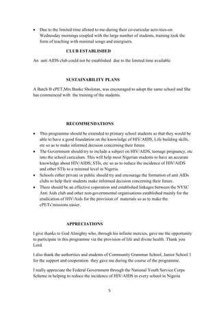 HIV AIDS FINAL REPORT | PDF