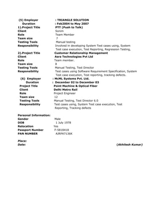 Akhilesh Kumar_ Resume | DOC