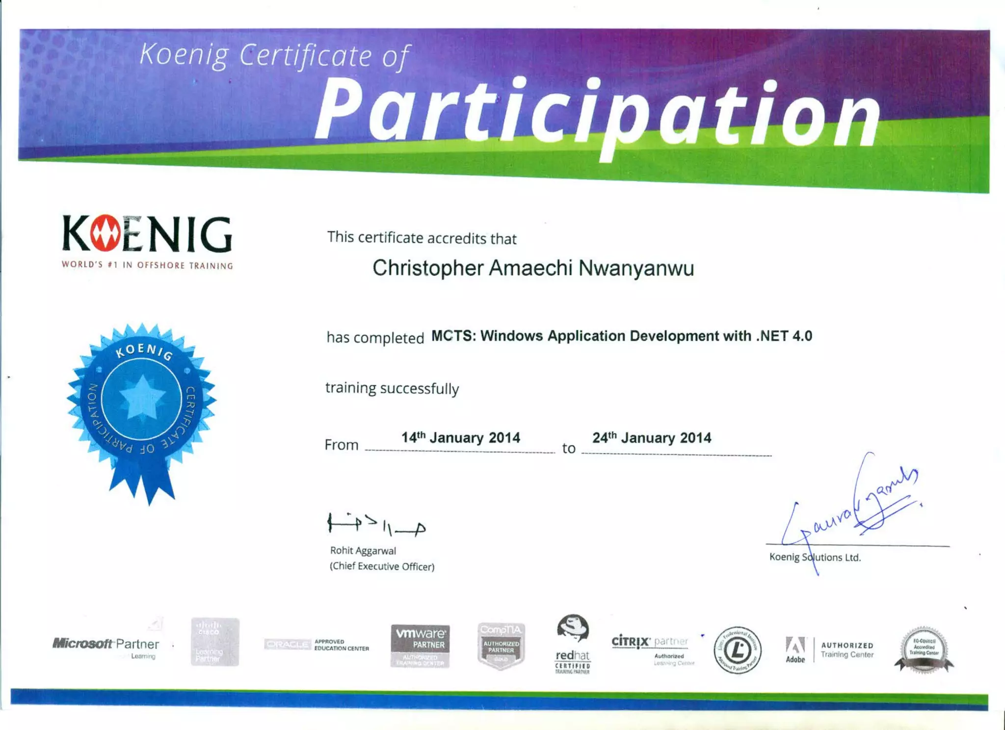 Koenig & Microsoft Certs | PDF