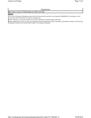 T&E level III cert | PDF