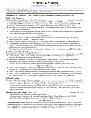 Gregory J. Morgan- Resume | PDF