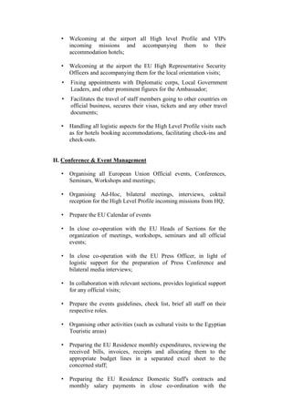 Nelly Ahmed CV - Protocol Travel Administrative Event Management ...