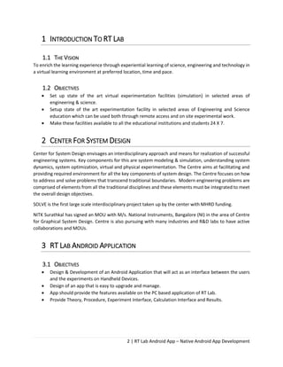 RT Lab Android Application | PDF