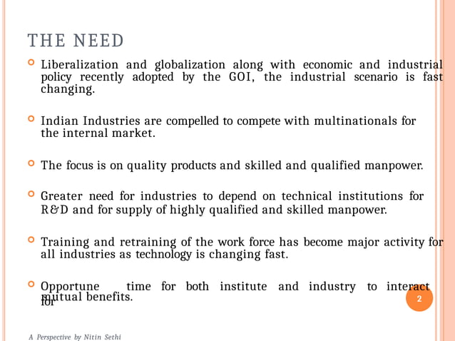 Industry and institution interactions are very important | PPT