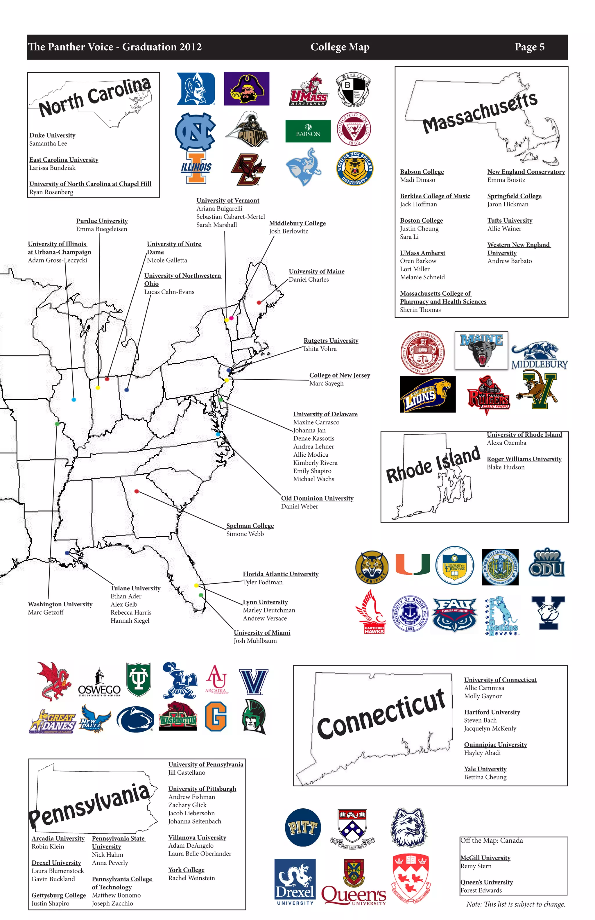 Ardsley Panther Voice - Graduation Issue | PDF