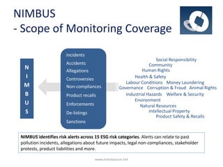 NIMBUS Overview | PDF