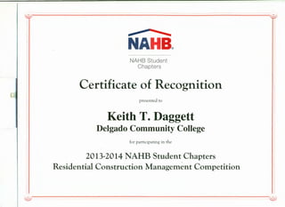 NAHB IBC-RCMC Certificate | PDF