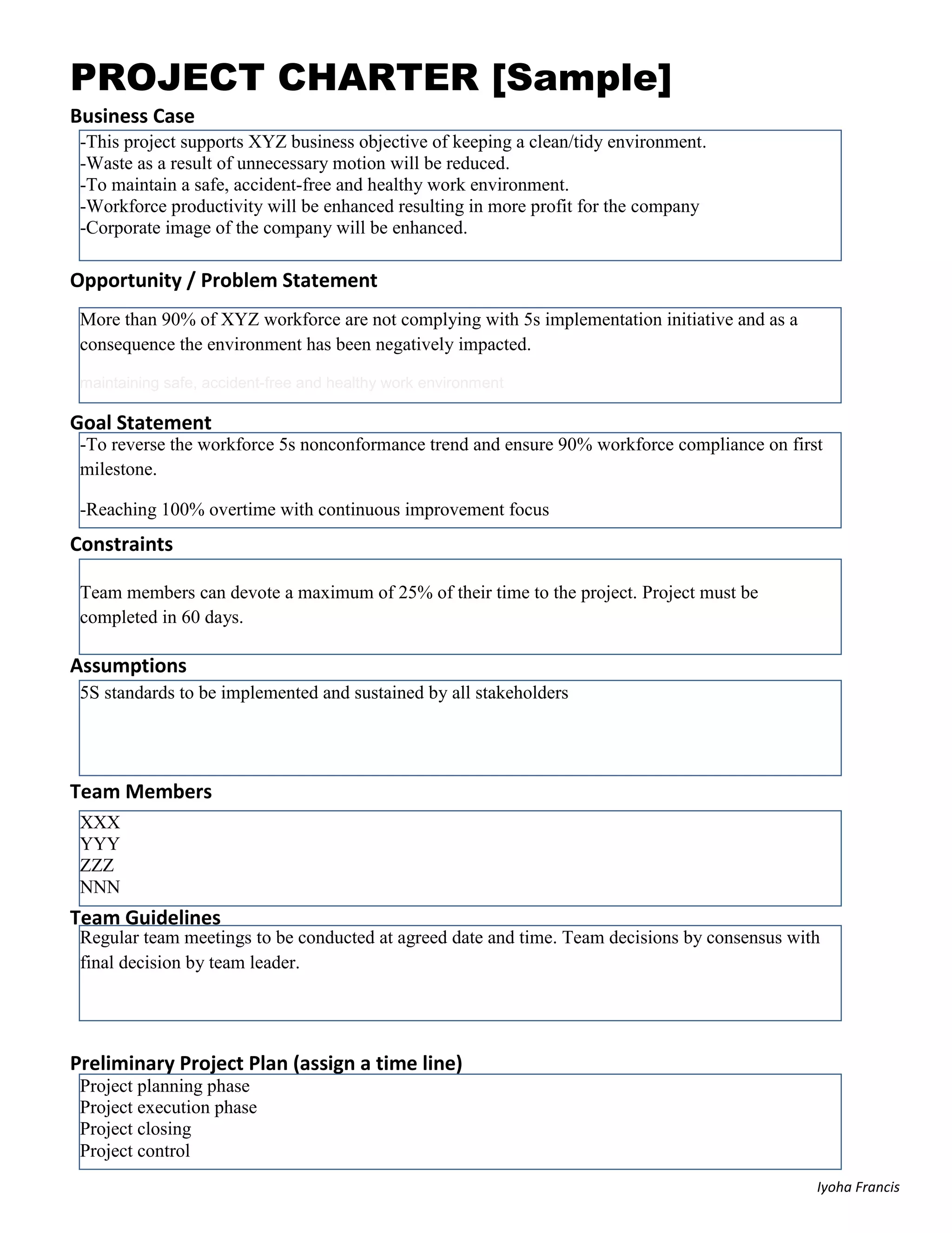 Project Approach to 5S Implementation-V1 | PDF