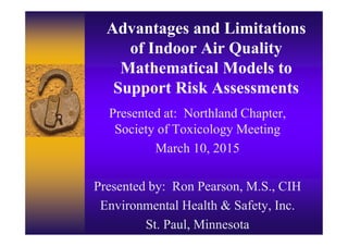 IAQ Modeling SOT | PPT
