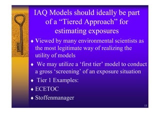 IAQ Modeling SOT | PPT