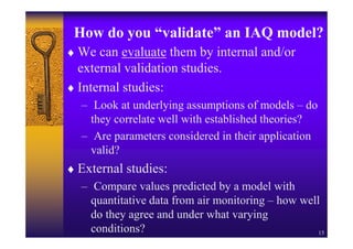 IAQ Modeling SOT | PPT