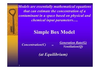 IAQ Modeling SOT | PPT