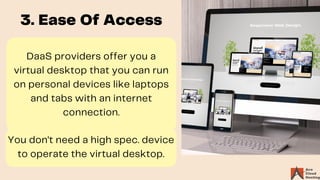 8 Benefits Of Desktop As A Service(DaaS) | PDF