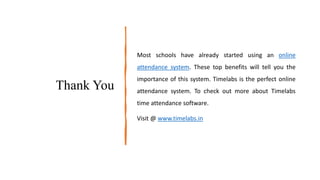 8 Benefits Of Online Attendance Management System.pptx