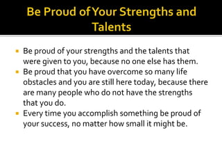 Be proud of yourself | PPTX