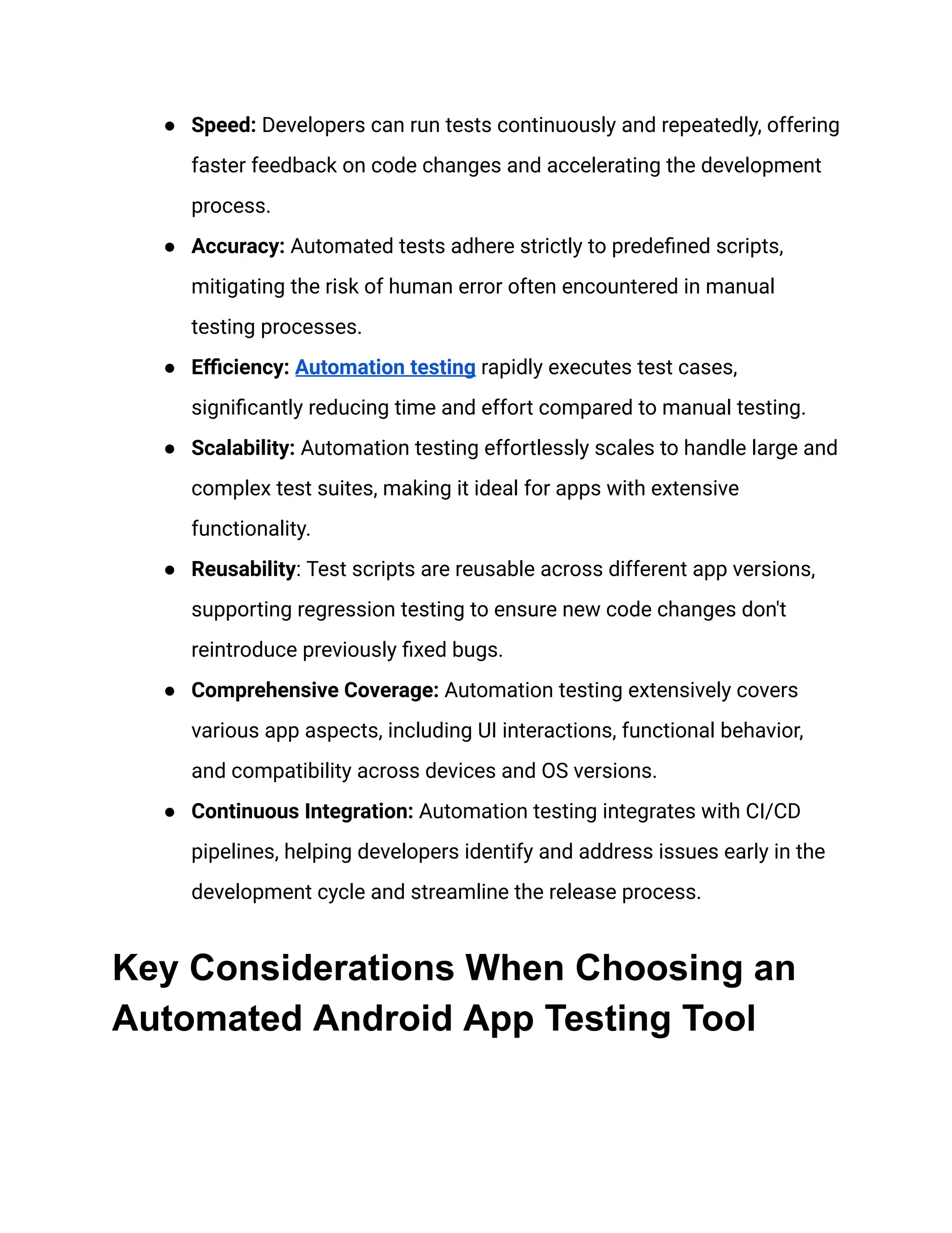 8 Best Automated Android App Testing Tool And Framework In 2024pdf