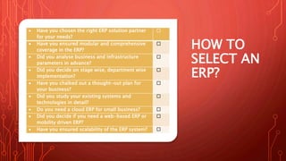 8 best erp software for small businesses | PPTX