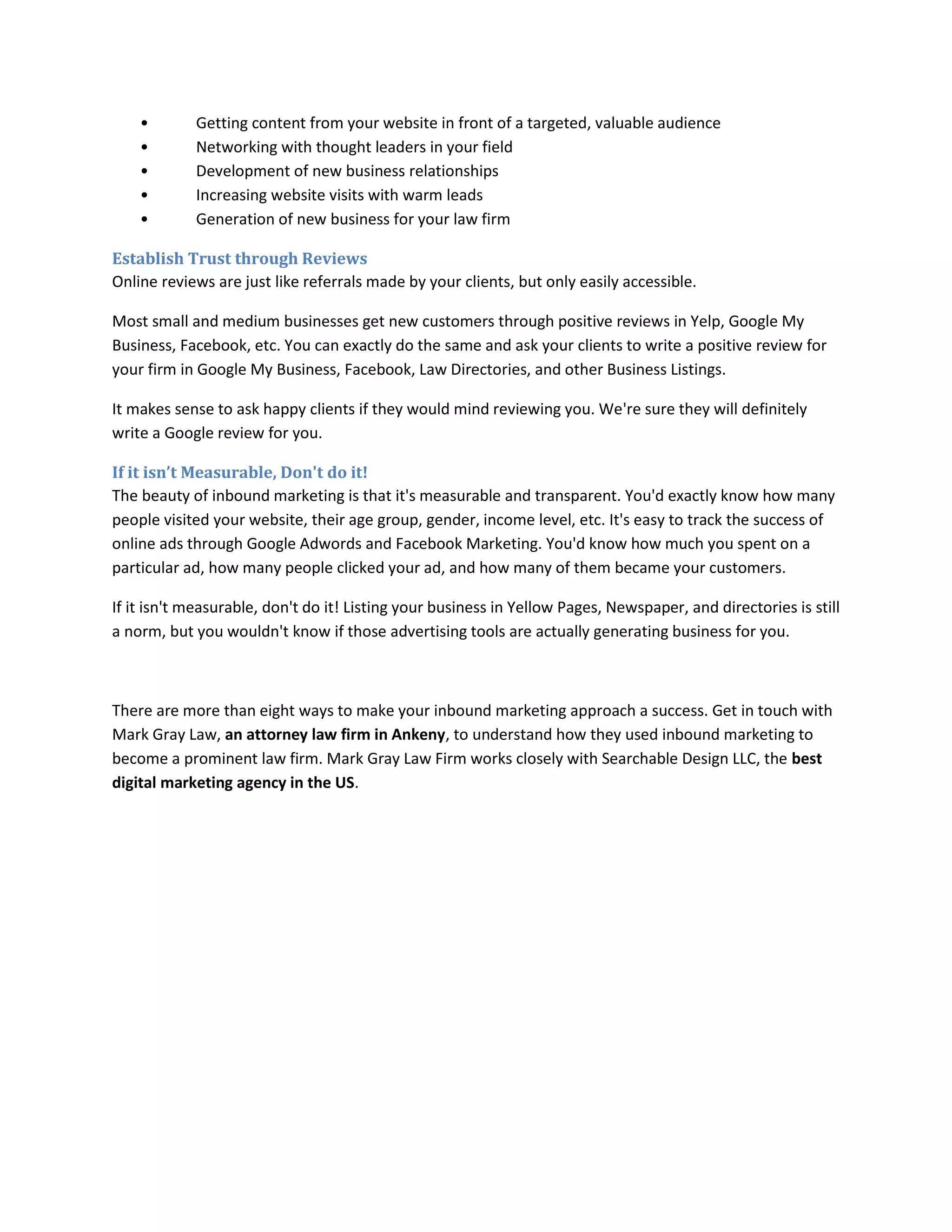 8 best inbound marketing tips for law firms | Best Attorney Law Firm in ...