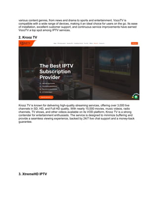 8 Best IPTV Canada Service Provider Reviews in 2024.docx | Home ...