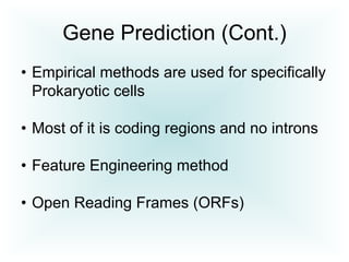 Gene Prediction Using Hidden Markov Model and Recurrent Neural Network | PDF
