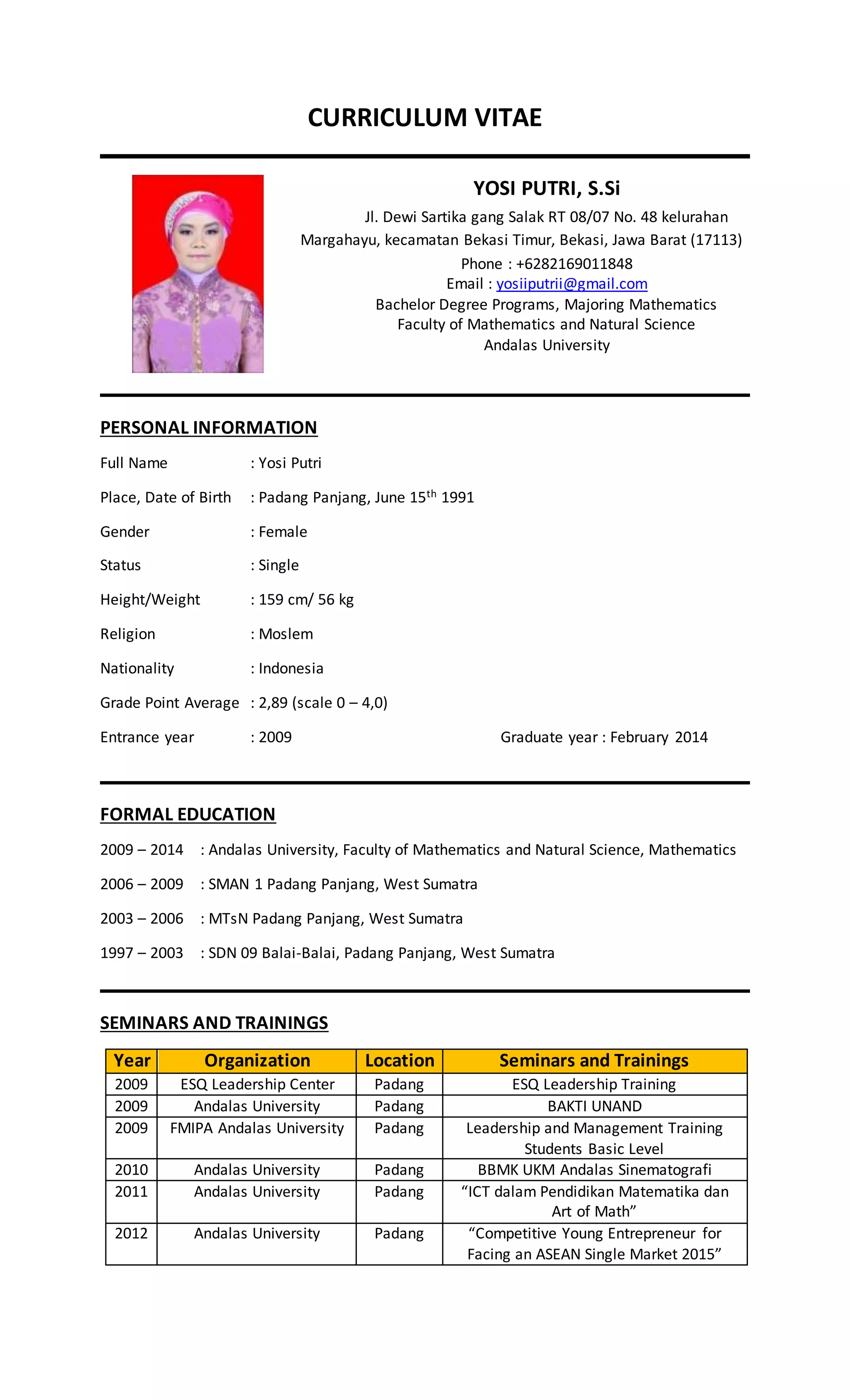 CURRICULUM VITAE | DOCX
