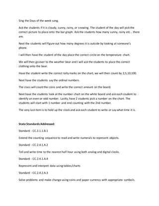 Thursday January 28 lesson plan | DOCX