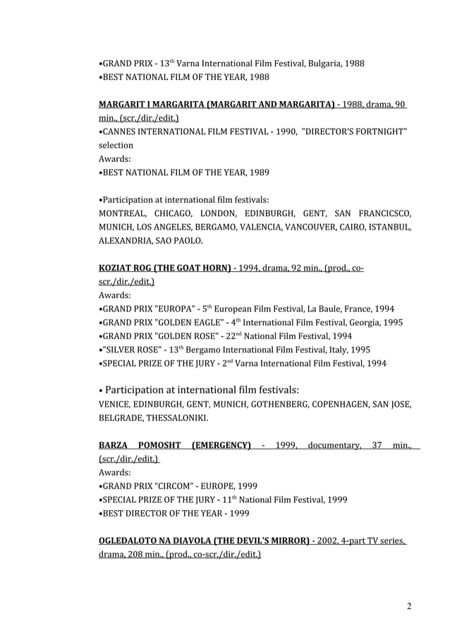 FILMO-ENGL. | DOC | Documentary | Genres