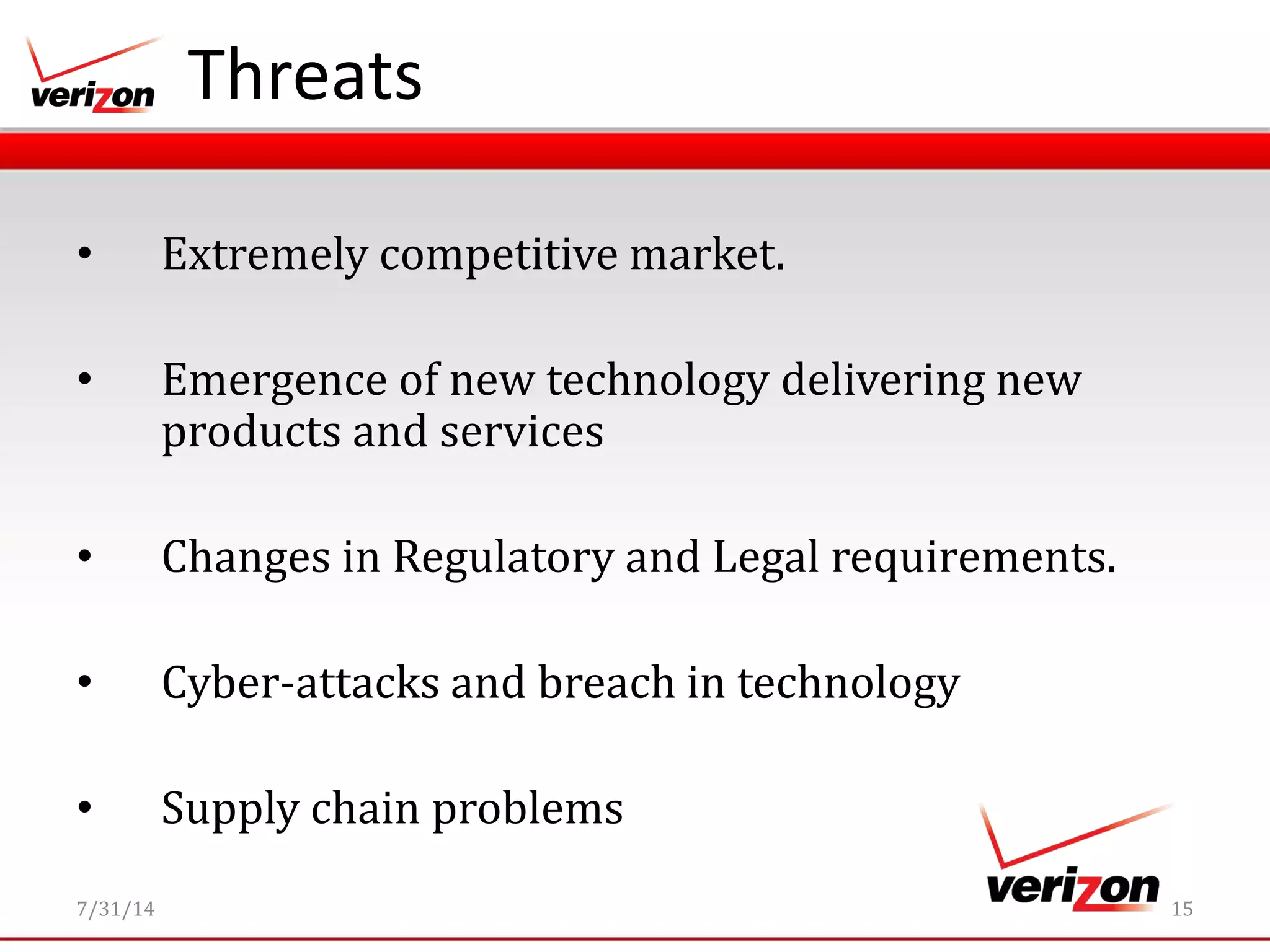 Verizon Presentation_Team9Final | PPTX | Phone Services | Home Utilities