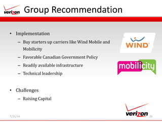 Verizon Presentation_Team9Final | PPTX | Phone Services | Home Utilities