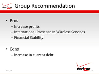 Verizon Presentation_Team9Final | PPTX | Phone Services | Home Utilities