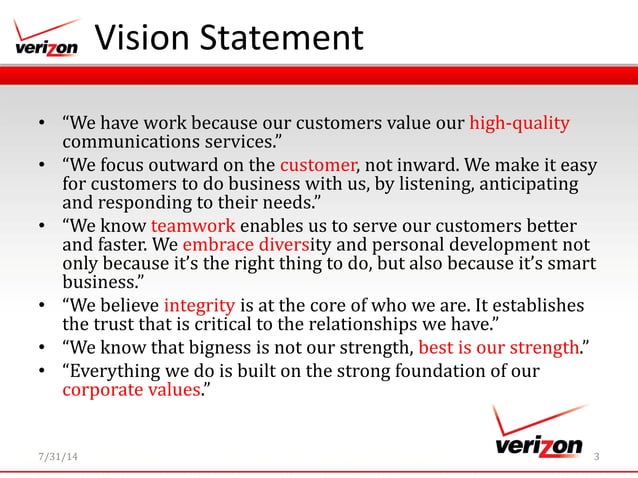 Verizon Presentation_Team9Final | PPTX | Phone Services | Home Utilities