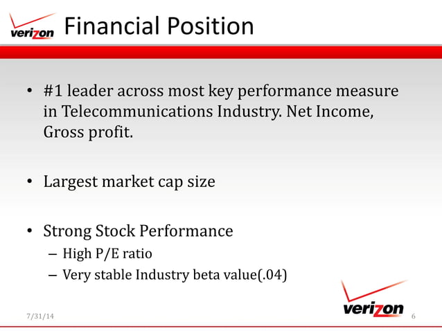 Verizon Presentation_Team9Final | PPTX | Phone Services | Home Utilities