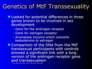 8 Biology Of Sexual Identity | PPT | Endocrine and Metabolic Diseases ...