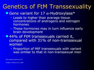 8 Biology Of Sexual Identity | PPT | Endocrine and Metabolic Diseases ...