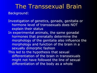 8 Biology Of Sexual Identity | PPT | Endocrine and Metabolic Diseases ...
