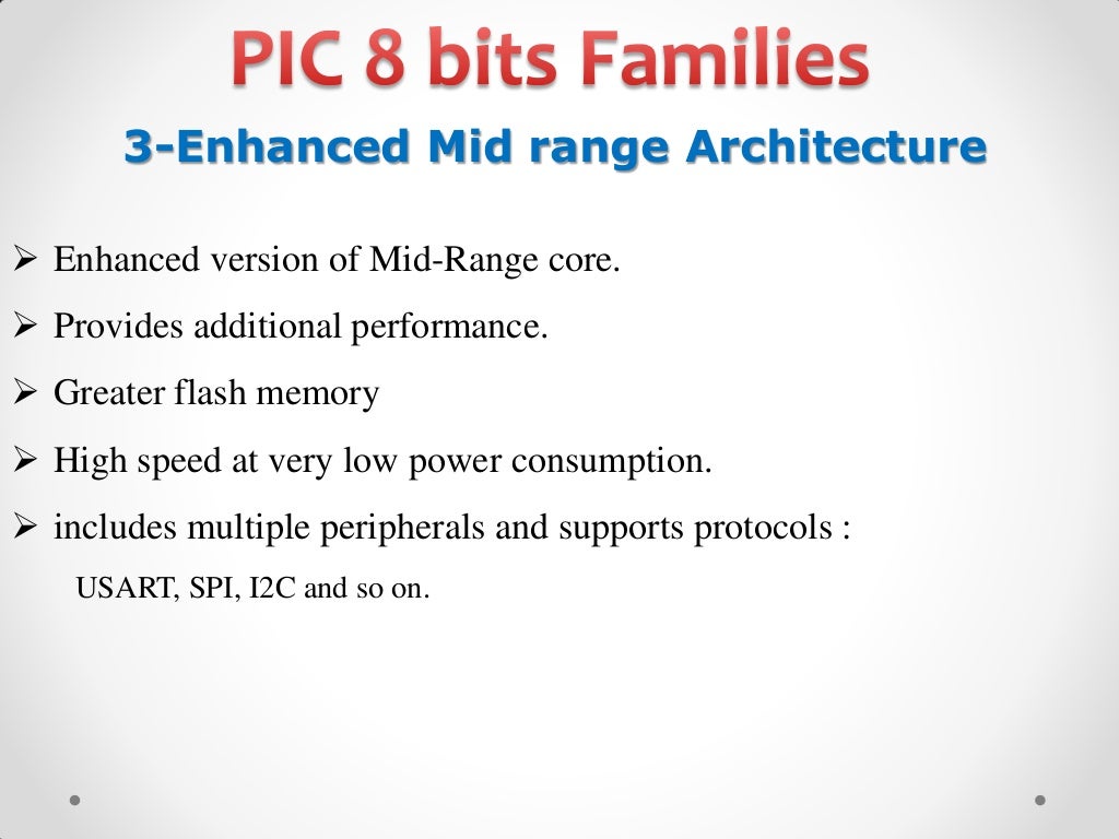 8 bit microcontroller