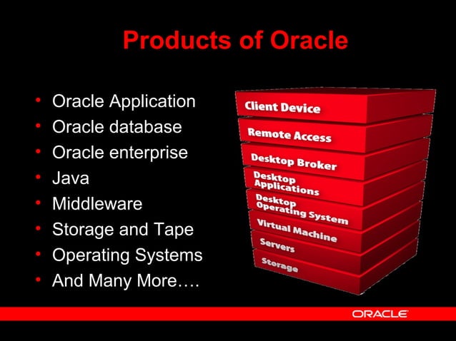 brief introduction on Oracle | PPT | Large Business | Business